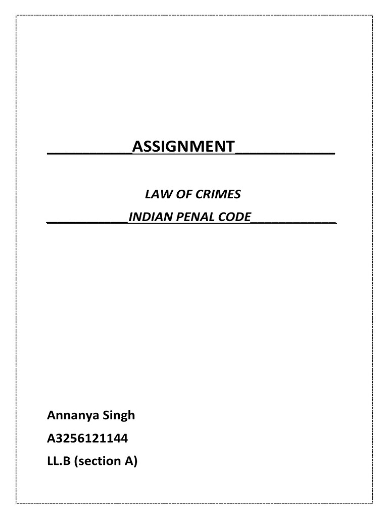 SEXUAL OFFENCES UNDER IPC (Assignment) | PDF | Rape | Fine (Penalty)