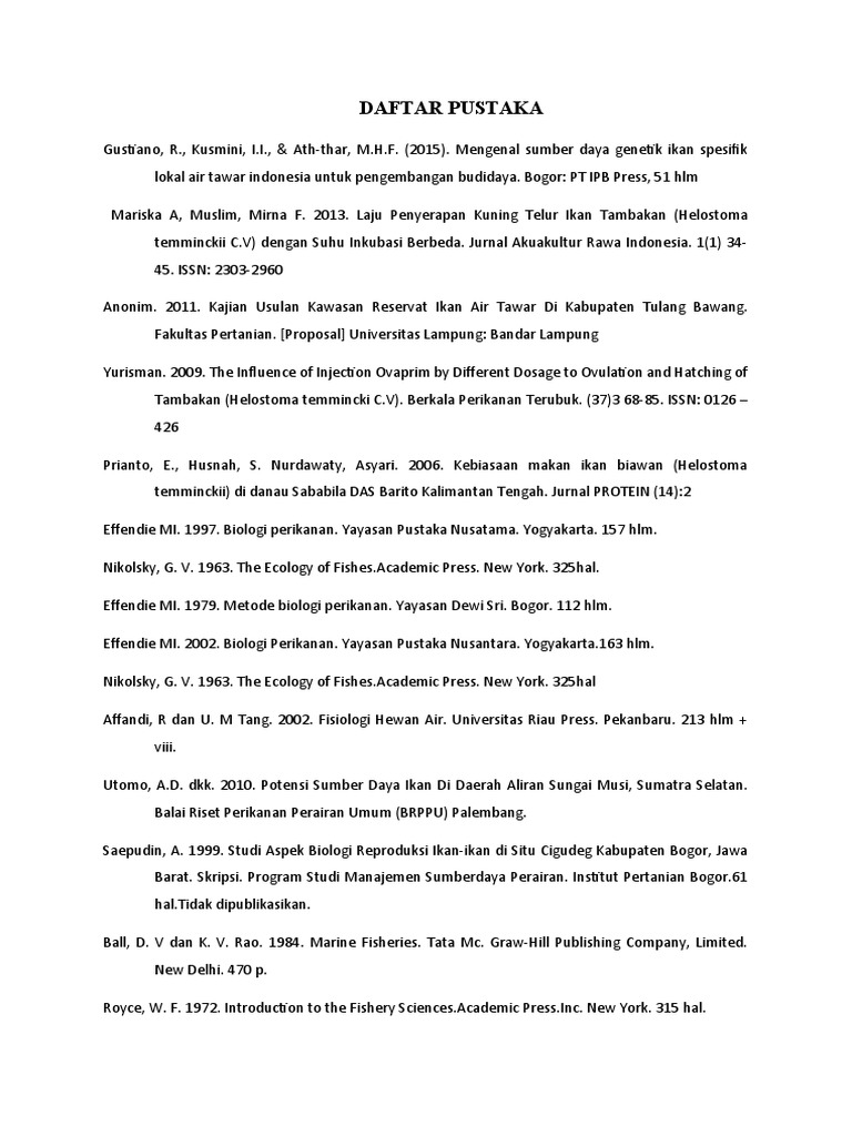 Daftar Pustaka | PDF