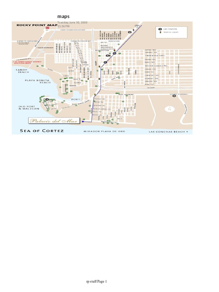 Rocky Point Maps | PDF | Young Adult