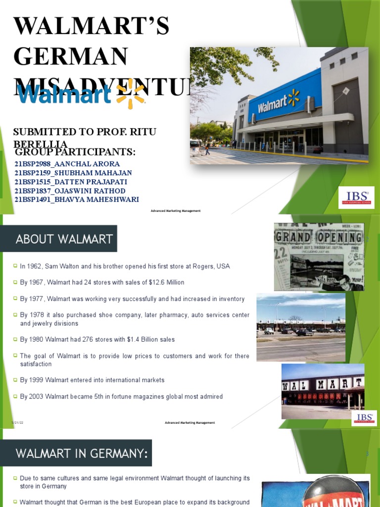 Walmart Case Study | PDF | Walmart | Retail