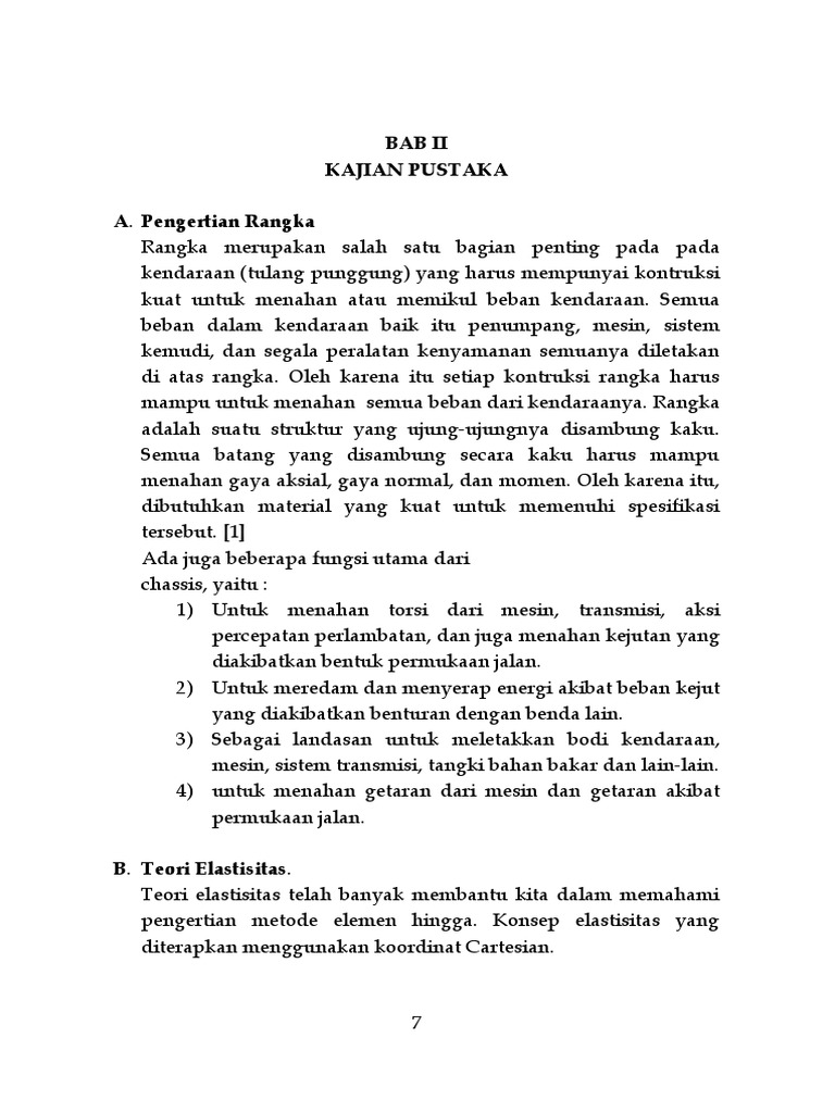 BAB II. Tegangan | PDF | Metode & Bahan Ajar | Sains & Matematika