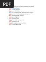 Comprehensive List of IFRS Standards | PDF