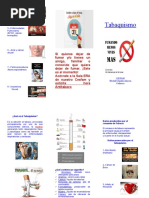Triptico Tabaco | PDF | Fumar tabaco | Adicción