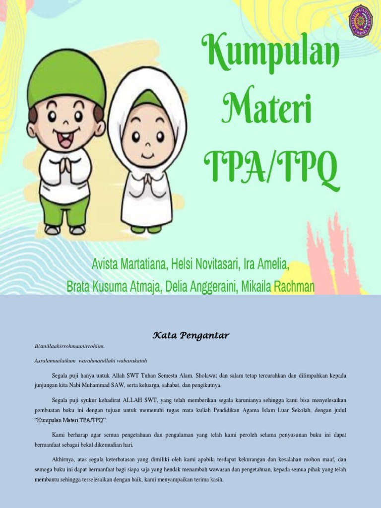 Buku Kumpulan Materi TPA | PDF