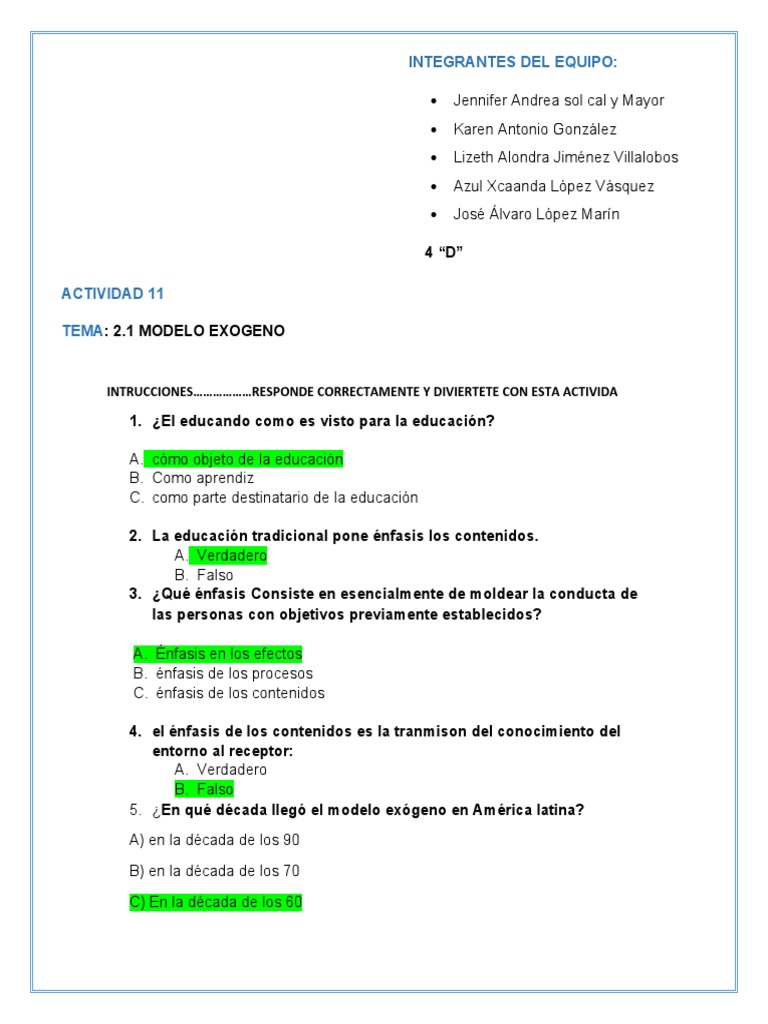 Modelo Exogeno | PDF | Comunicación | Sicología