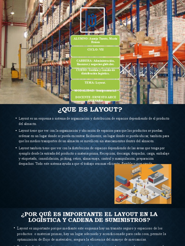 Importancia del Layout en Logística | PDF | Logística | Almacén