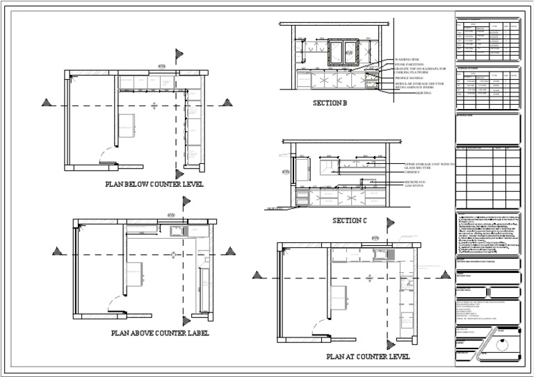 Wd1 Final Kitchen Details (Mee) | PDF | Door | Kitchen