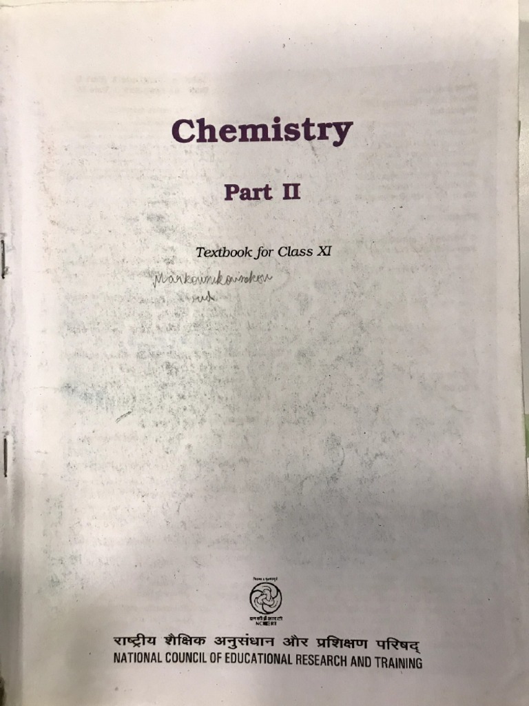 Underlined Ncert Chemistry Class 11 Part 2 | PDF