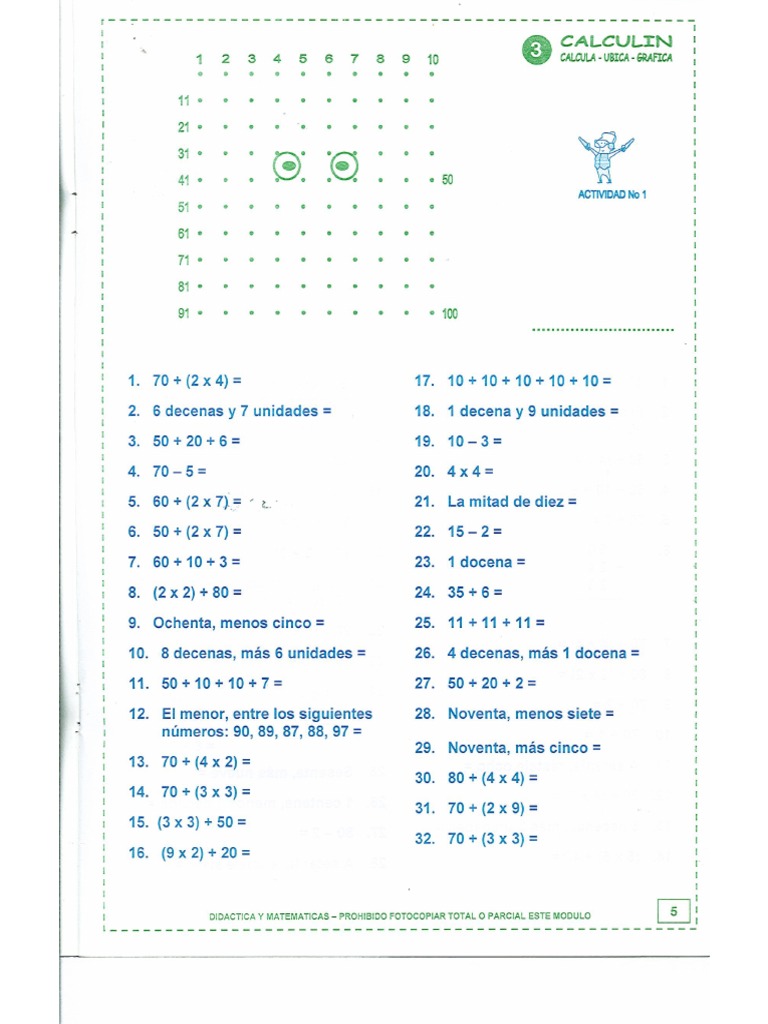 Calculín 3 Pag 6 (Carta) | PDF