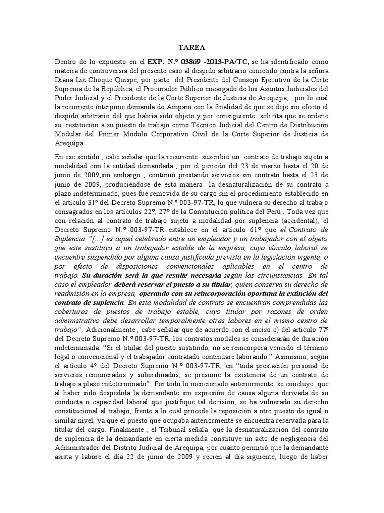 Tarea S 8 DL | PDF | Derecho laboral | Gobierno