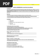 Surgical Handwashing Script | PDF | Hand Washing | Hand