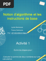 Cours Algorithme Pour Les Debutants | PDF | Structure de contrôle | Booléen