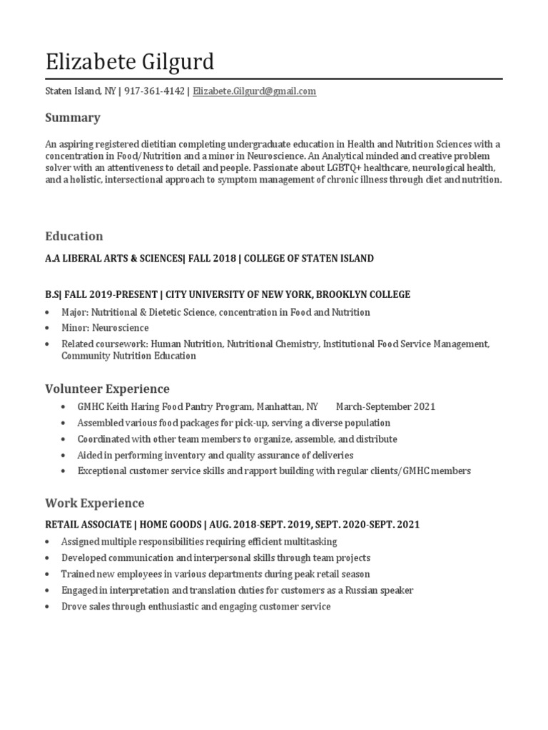 Current Resume | PDF