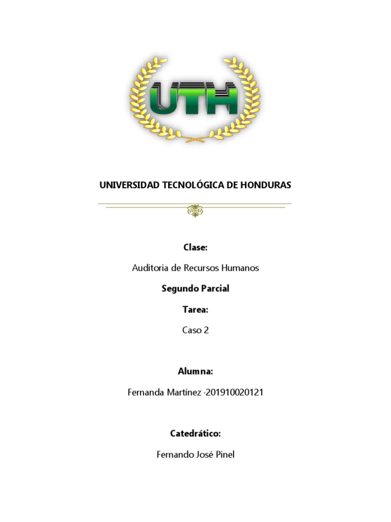 Caso 2 Auditoria de RR - HH - Fernanda | PDF