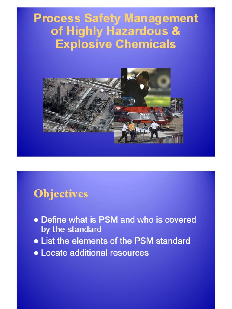 Process Safety Management | PDF | Bp | Occupational Safety And Health ...