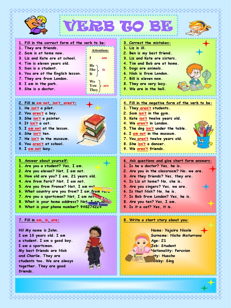 5.verb To Be | PDF | Wellness