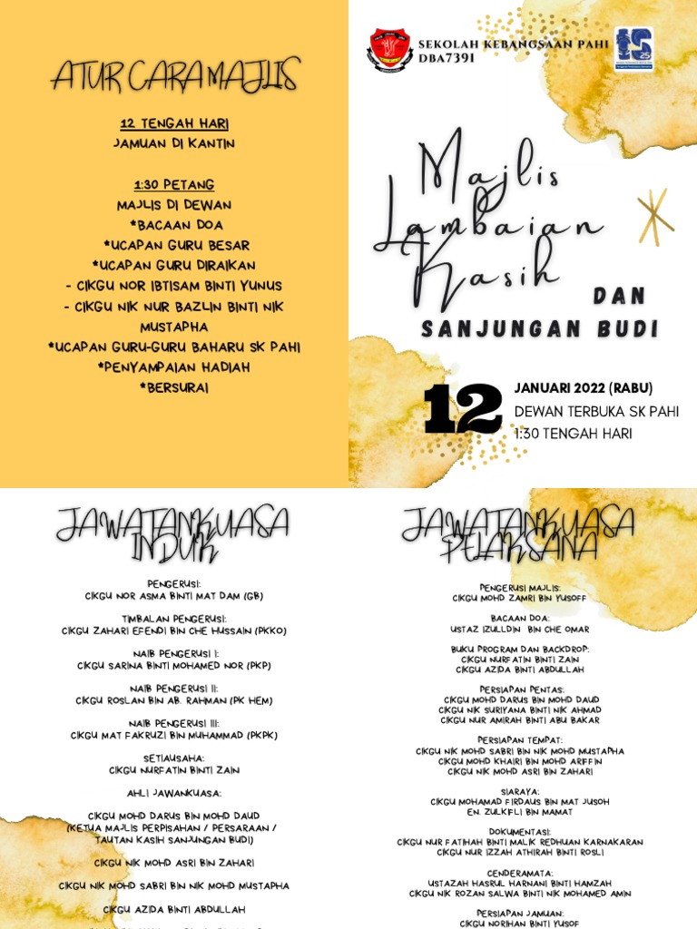 Majlis Lambaian Kasih | PDF