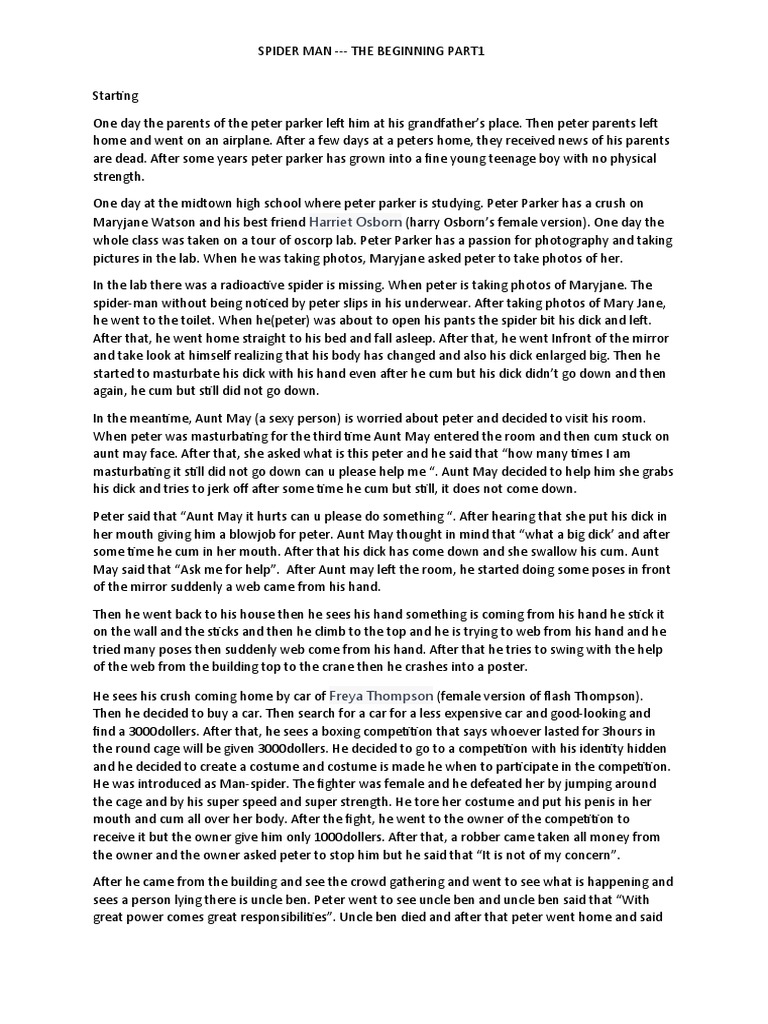 Spider Man - The Beginning Part1 | Download Free PDF | Spider Man ...