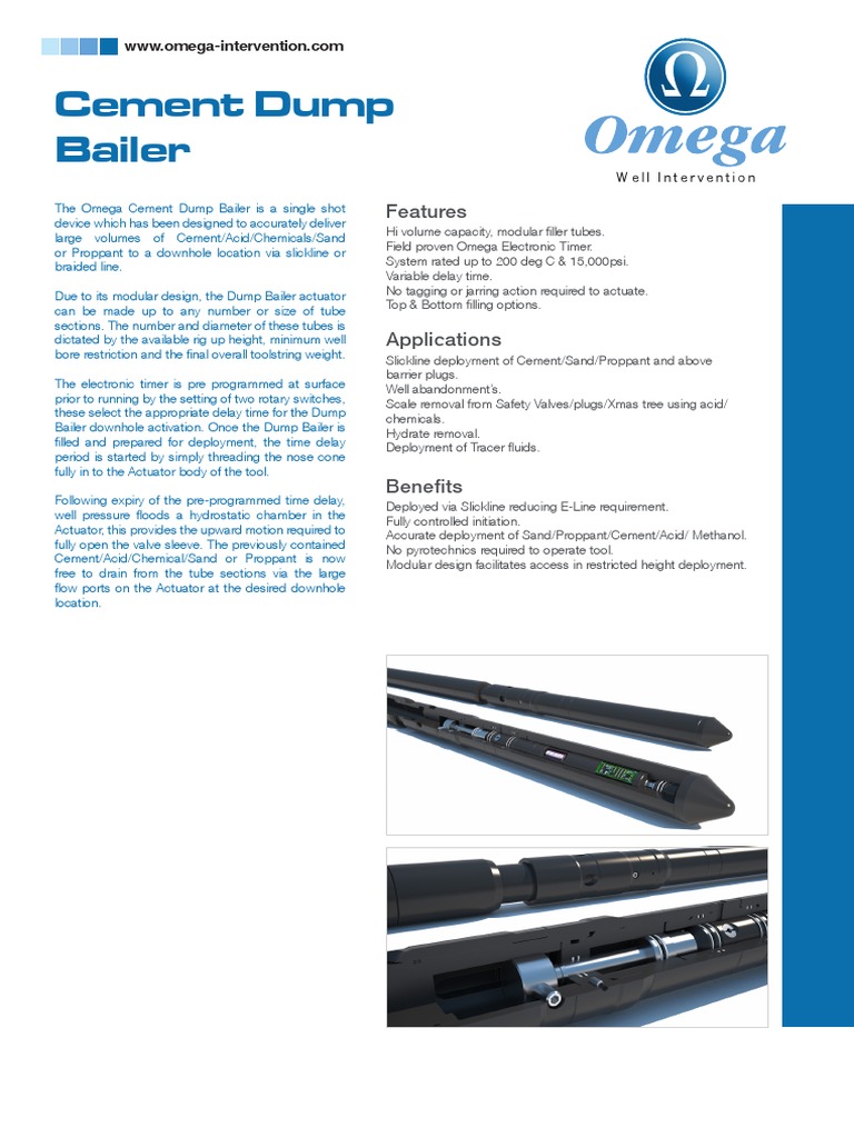 Cement Dump Bailer | PDF