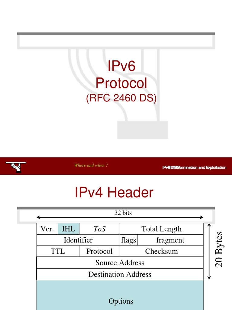 Ipv6 Protocol: (RFC 2460 DS) | PDF | Computers