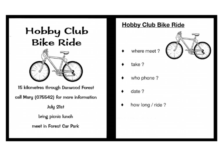 Lets Go - Bike Ride | PDF