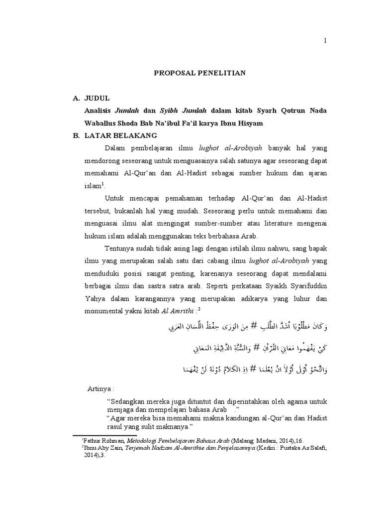 Contoh Proposal PBA INAIFAS | PDF