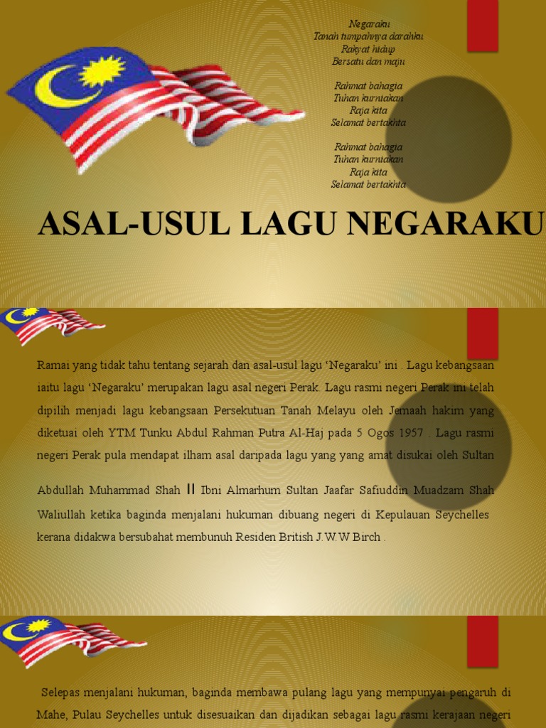 Asal-Usul Lagu Negaraku | PDF