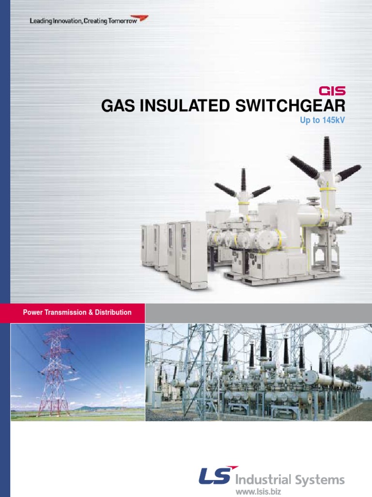 145kV GIS Catalog E 0810 | PDF | Electric Arc | Electrical Substation