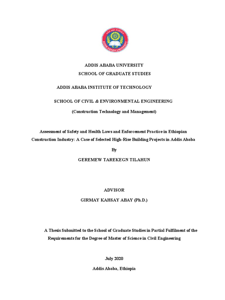 Safety Geremew Tarekegn | Download Free PDF | Occupational Safety And ...