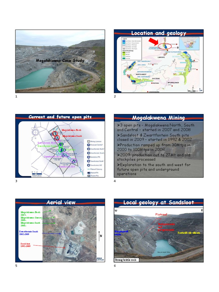 Geology, Geotechnical Properties, and Open Pit Mining at the Mogalakwena Platinum Mine in South ...