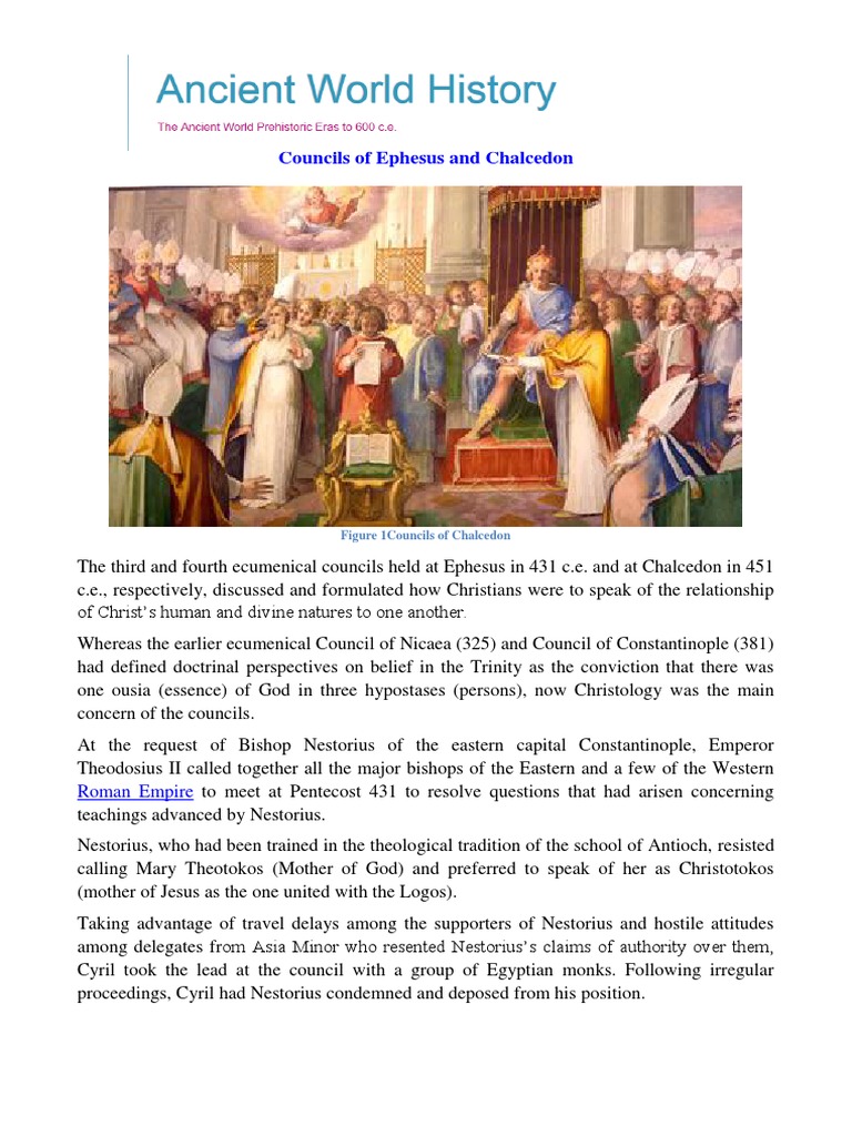 Councils of Ephesus and Chalcedon | Download Free PDF | Council Of ...