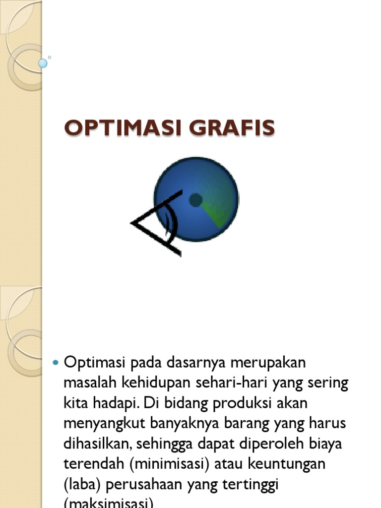 Linier Programming - Optimasi Grafis | PDF
