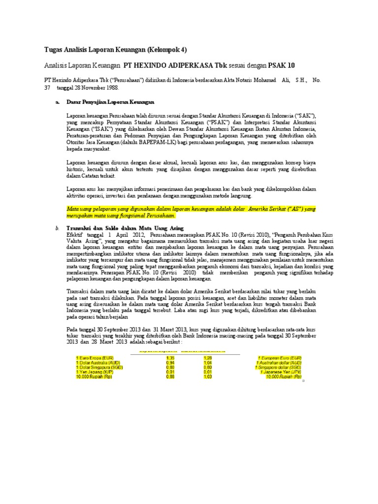 Tugas Analisis LK | PDF