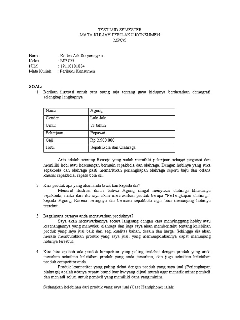 UTS PKS - Kadek Adi Suryanegara | PDF
