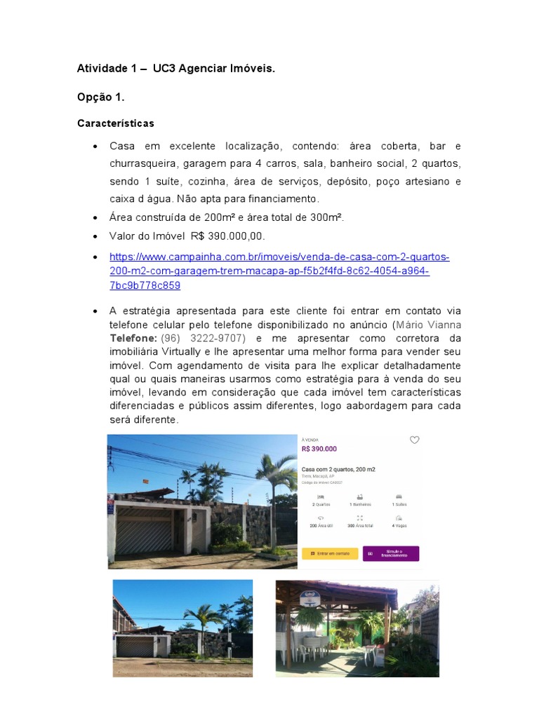 Atividade 1 - TTI Senac | PDF