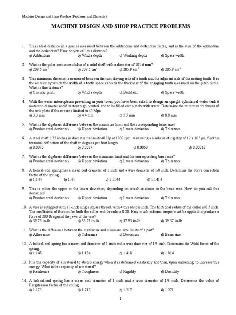 Assignment No. 2 in MDSP | PDF | Gear | Belt (Mechanical)