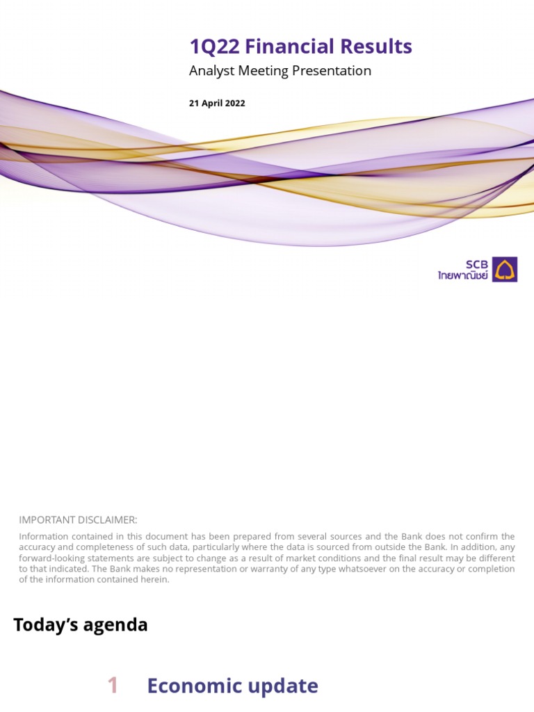 Oppday 2022Q1 SCBB | PDF | Inflation | Banks