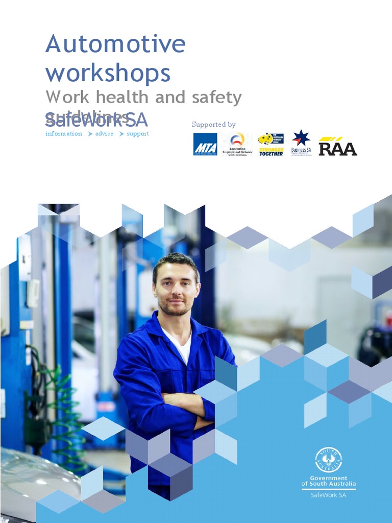 Automotive Workshop Safety Guidebook | PDF | Occupational Safety And ...
