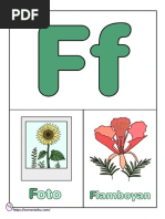 Mengenal Huruf Flashcard Anak I | PDF
