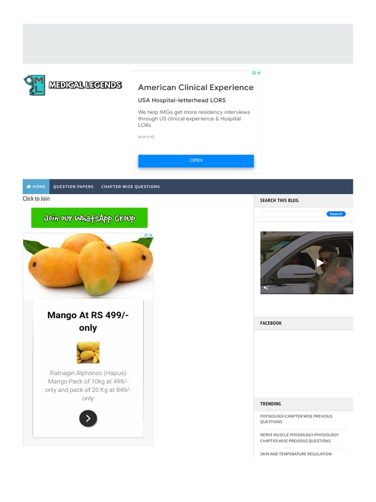 Environment and Health-Community Medicine-Chapter Wise Previous ...