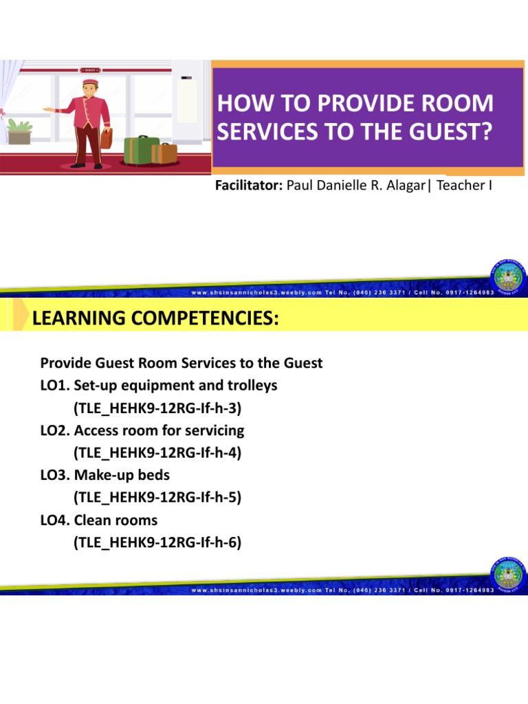 Providing Guest Room Services Guide | PDF | Vacuum Cleaner | Housekeeping