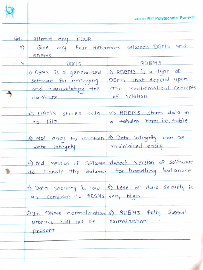 Is A Qenexalized Is: Robms Type | PDF | Data Model | Information Technology