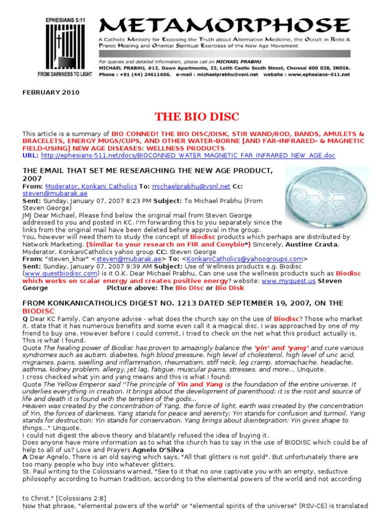 Bio Disc | PDF | Dishwasher | Drink