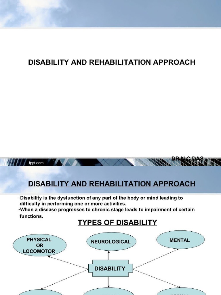 Disability Rehabilitation Approach | PDF