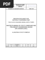 Centrifugal Pump API 610 10TH EDITION / ISO 13709 Process Data Sheet Si ...