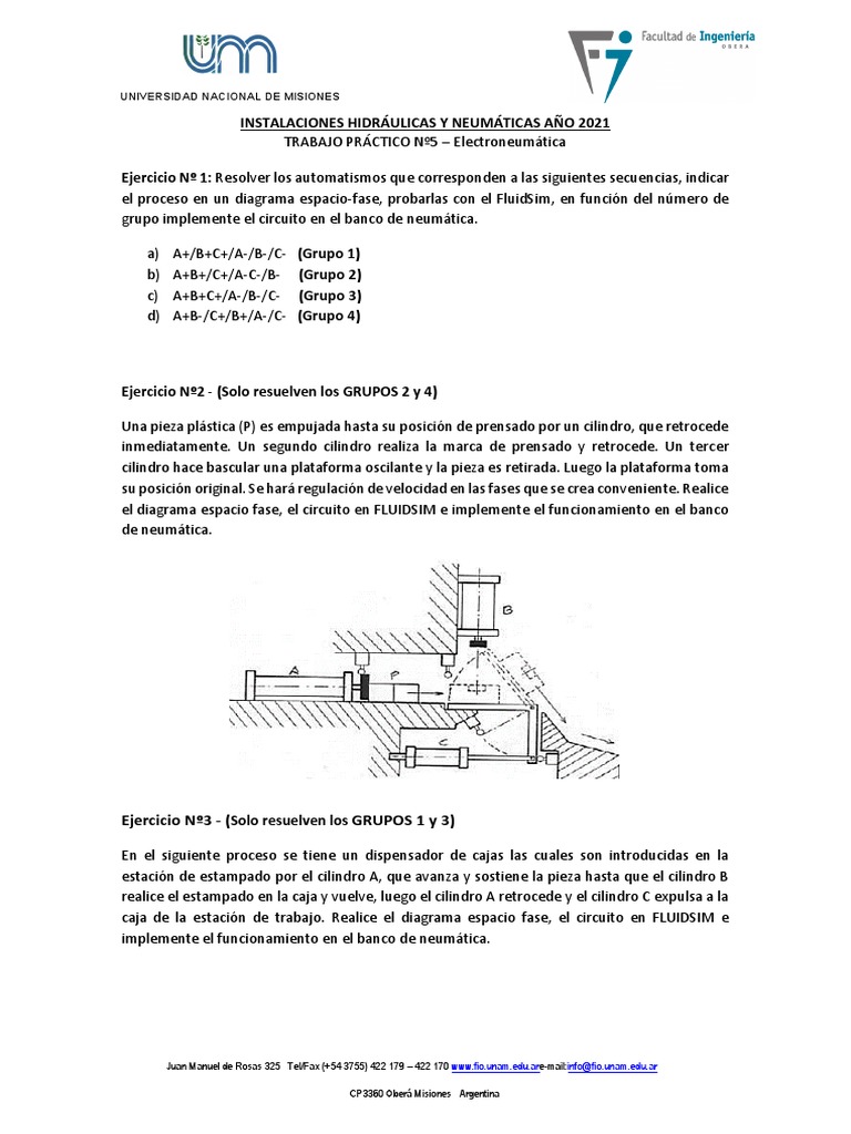 TP5 Neumática - 2021 - Electroneumática | PDF | Informática