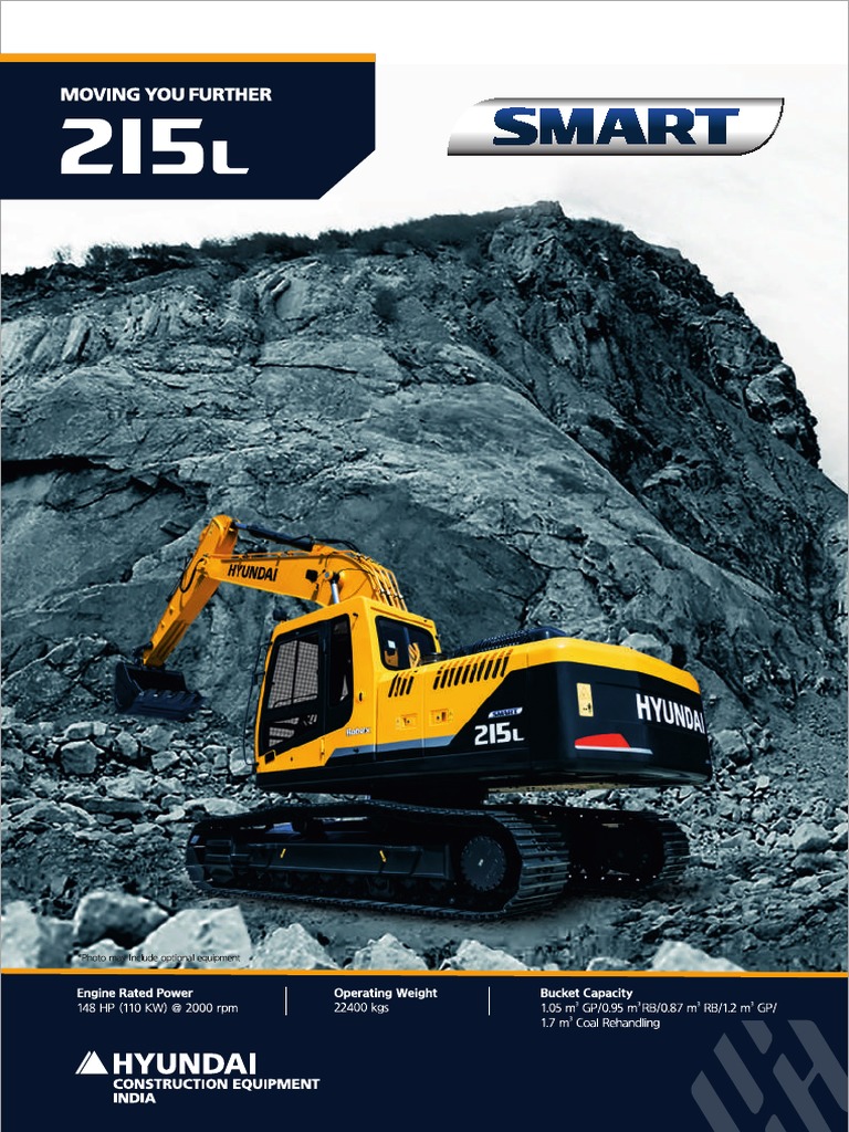 Hyundai 215l Smart Excavator | PDF