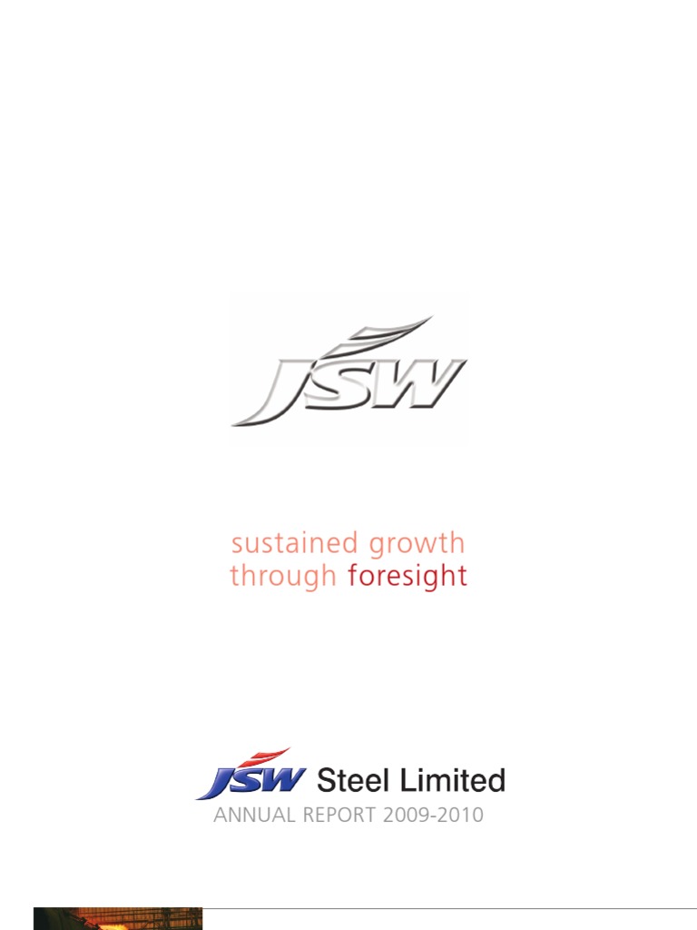 JSW Steel Full 2010 | PDF | Board Of Directors | Dividend