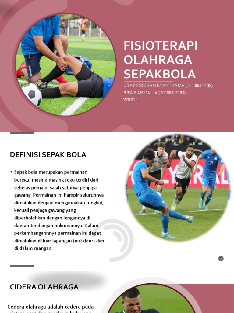 Fisioterapi untuk Cedera Sepak Bola | PDF