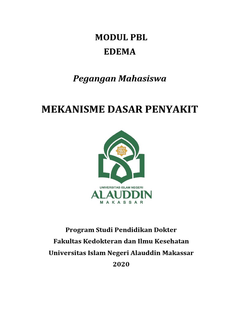 Modul PBL Edema untuk Mahasiswa Kedokteran | PDF
